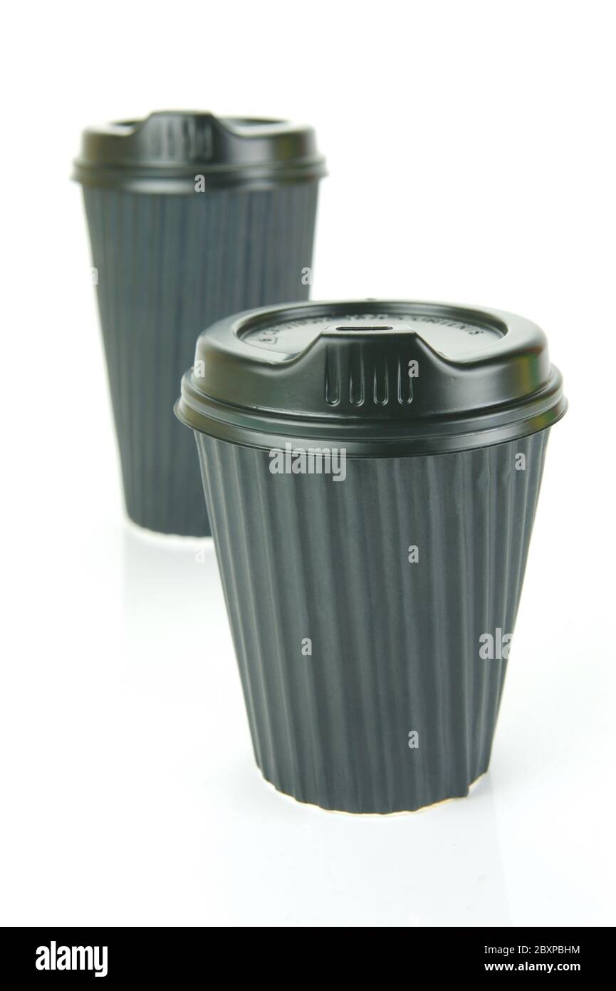 Takeaway Coffee Cups Stock Photo - Alamy