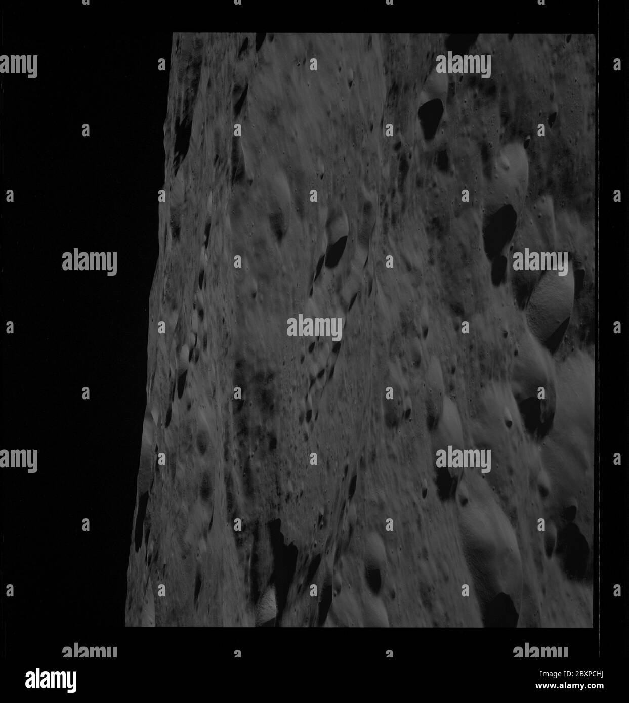 AS10-31-4654 - Apollo 10 - Apollo 10 Mission image - Crater 221; Scope ...