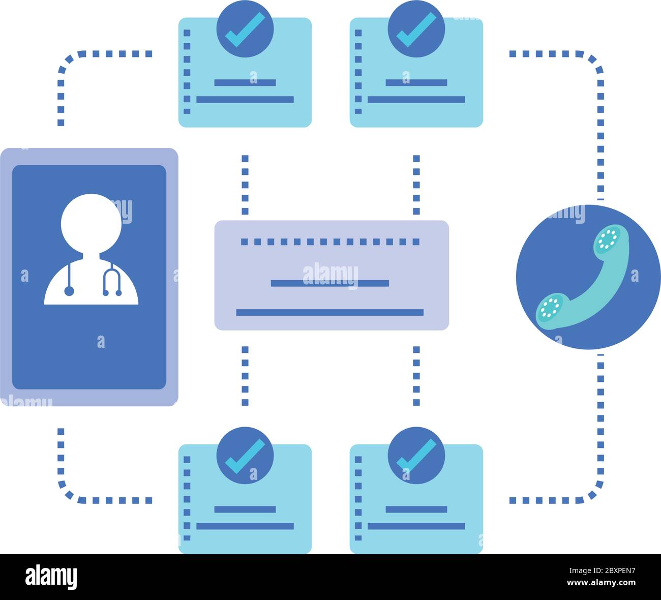 template healthcare infographic, process diagram vector illustration ...