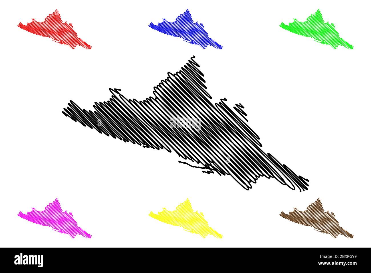 Rijeka City (Republic of Croatia, Primorje-Gorski Kotar County) map ...