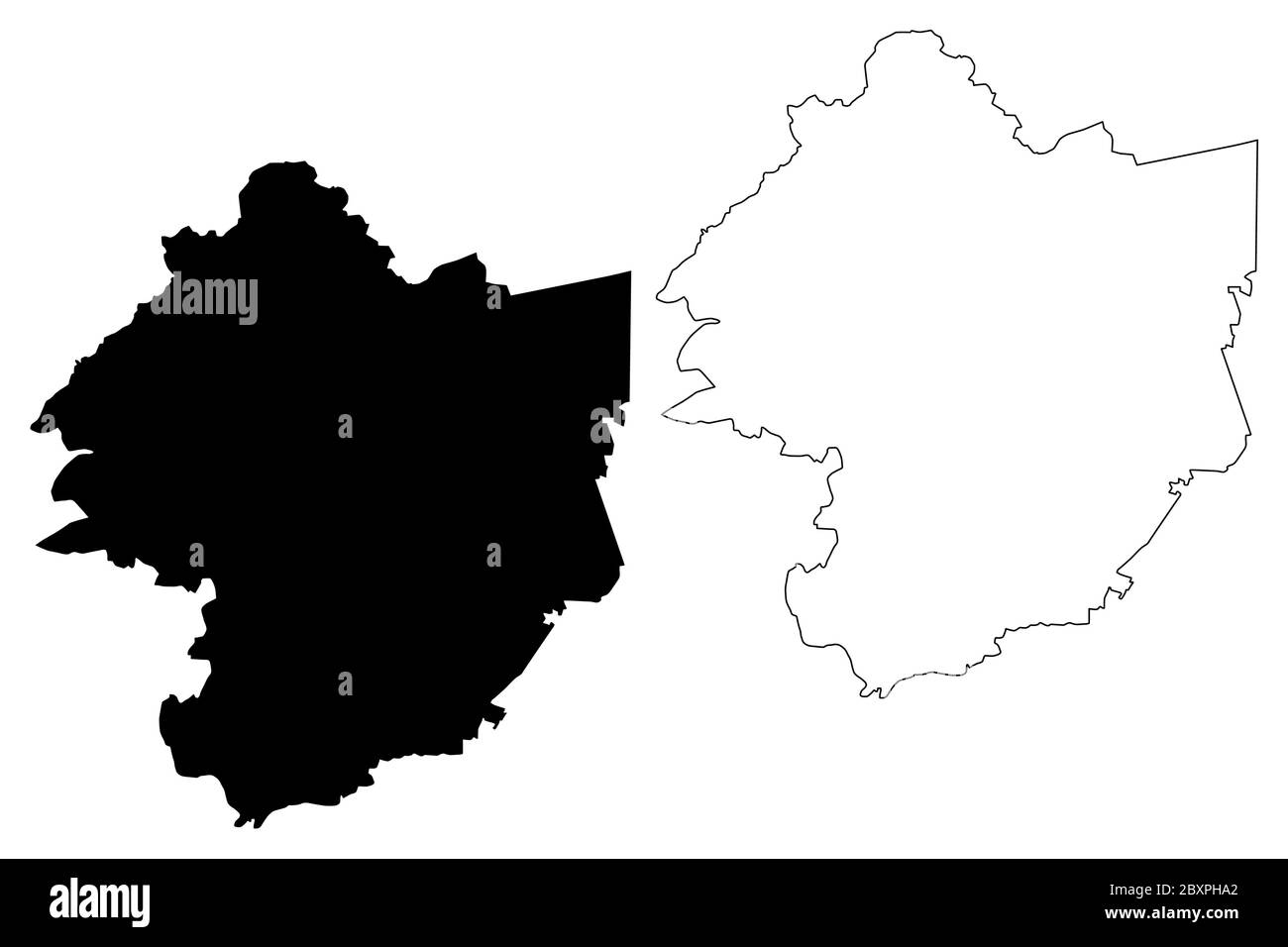 Amman City (Hashemite Kingdom of Jordan) map vector illustration, scribble sketch City of Amman ...