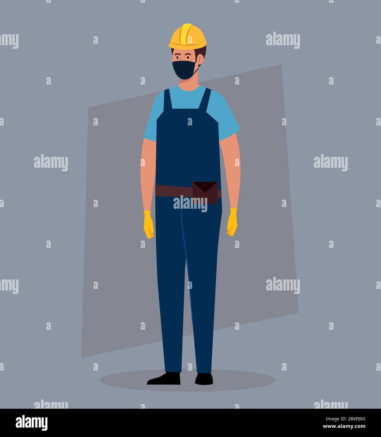 During construction Stock Vector Images - Alamy