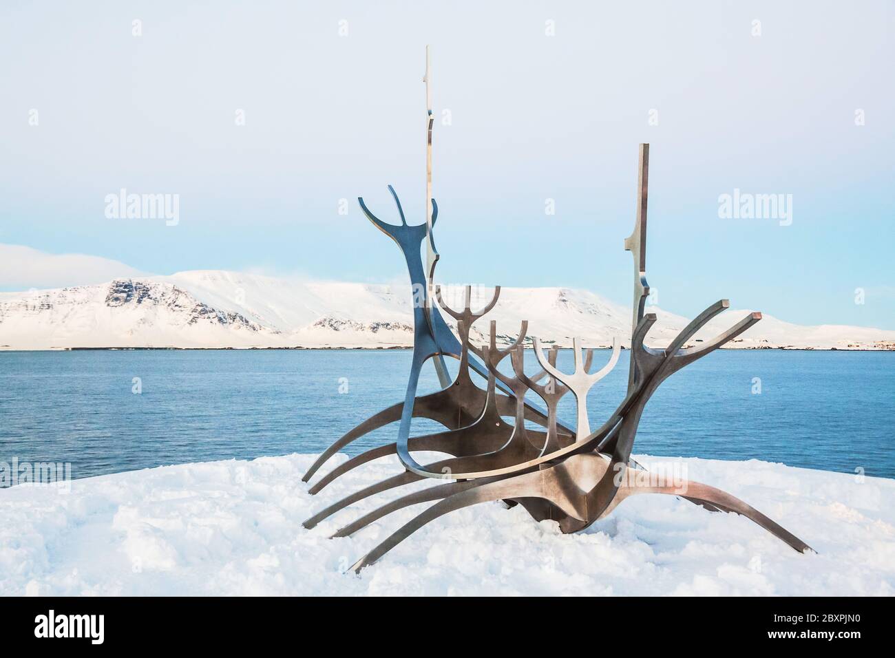 Solfar or better known as Sun Voyager sculpture which located in ...