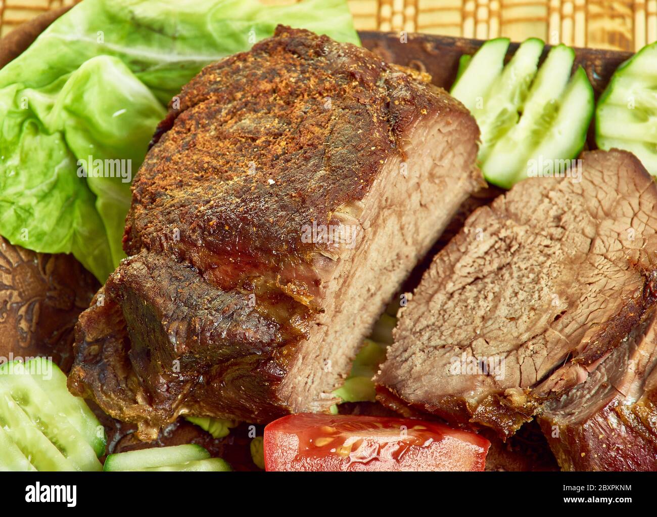 Pipikaula - Hawaiian cuisine dish of salted and dried beef similar to ...