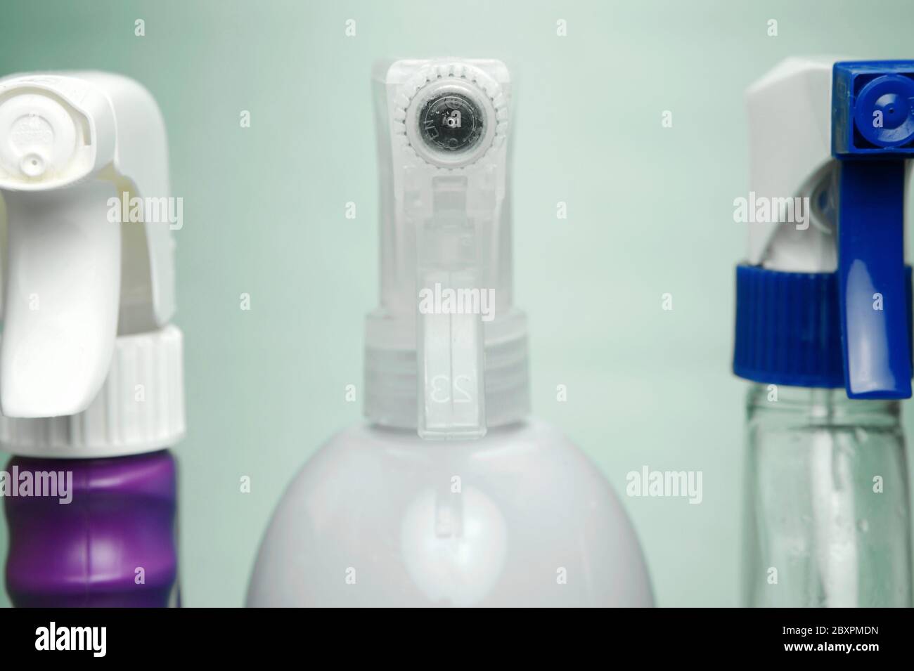 Environmentally safe cleaning products Stock Photo - Alamy
