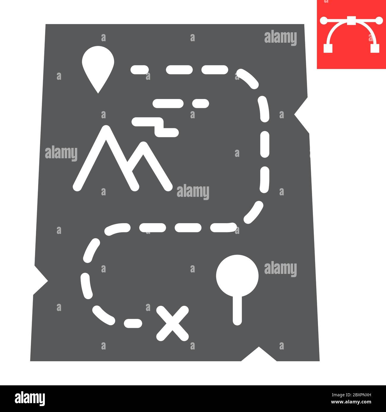 Cartoon map hi-res stock photography and images - Alamy