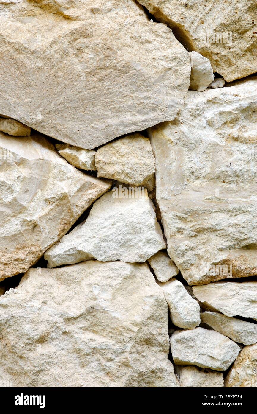 Limestone Rock Wall Stock Photo - Alamy