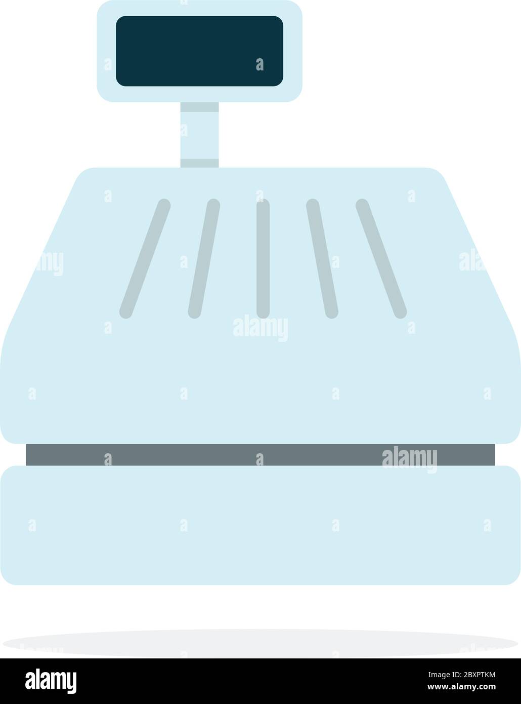 Cash machine vector flat material design isolated object on white ...