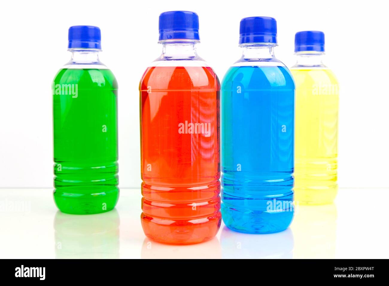 Sports energy drinks isolated against a white background Stock Photo ...