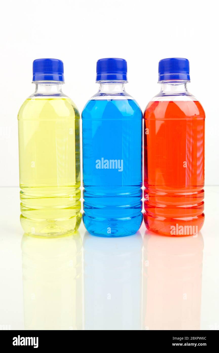 Sports energy drinks isolated against a white background Stock Photo ...