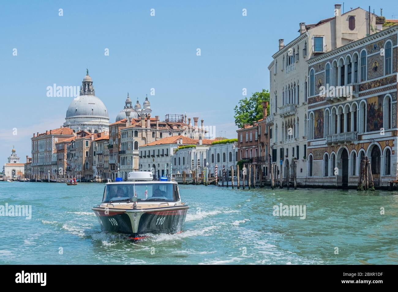 VENICE, ITALY - MAY 29: Carabinieri patrol Venice on May 29, 2020 in ...