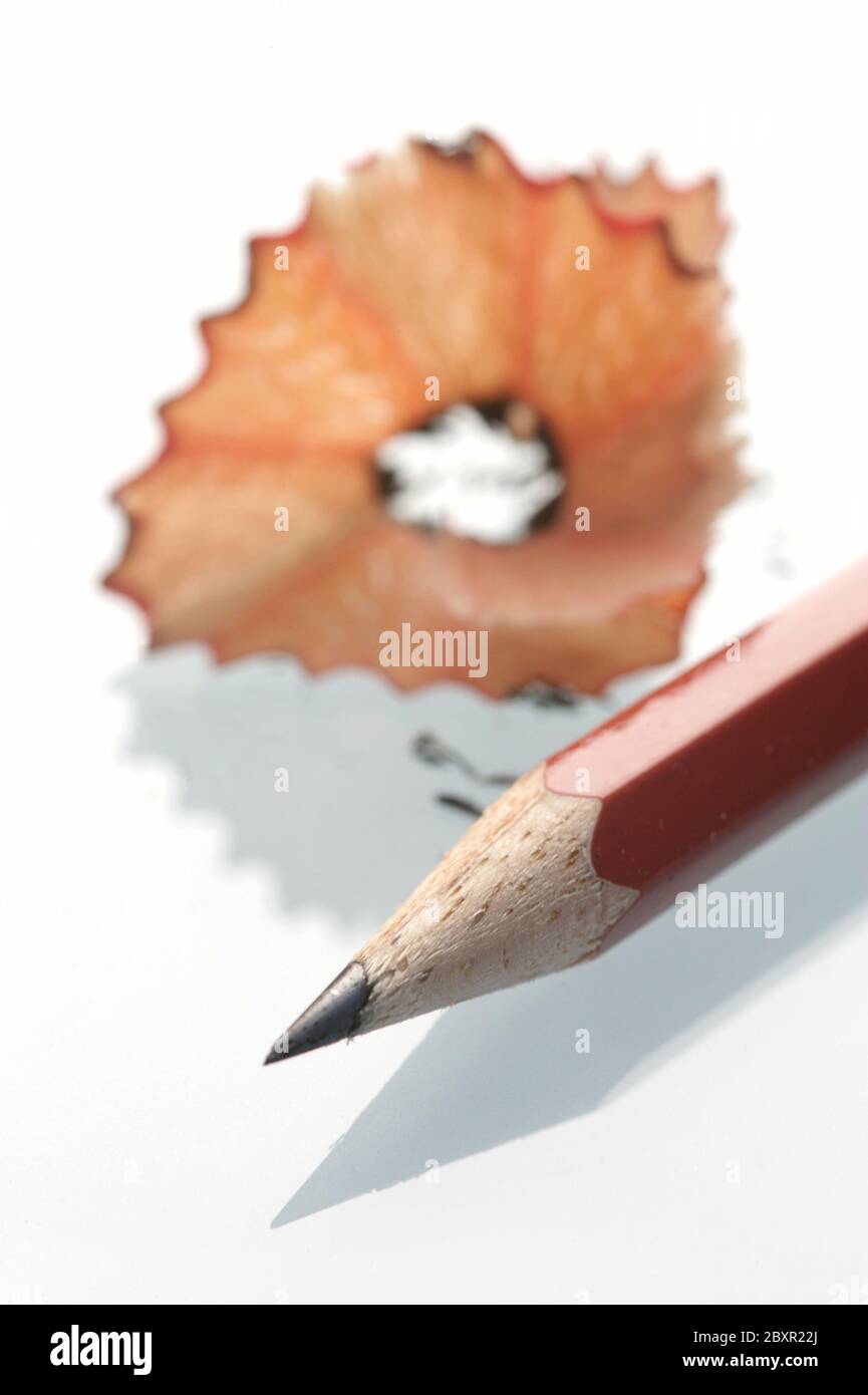Lead pencil shavings hi-res stock photography and images - Alamy