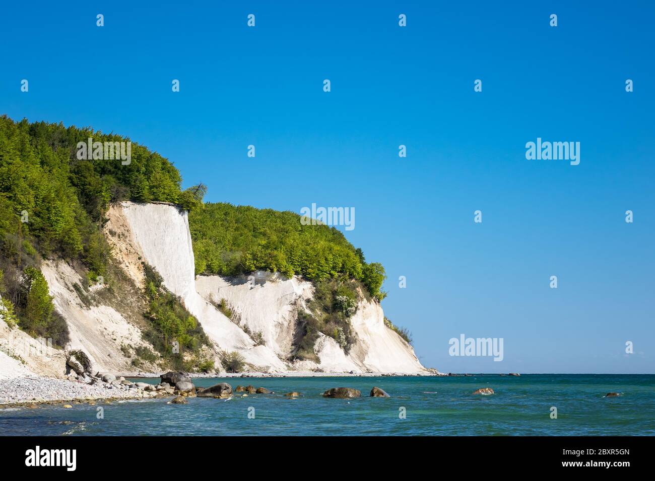Chalk cliff on the island Ruegen in Germany Stock Photo - Alamy