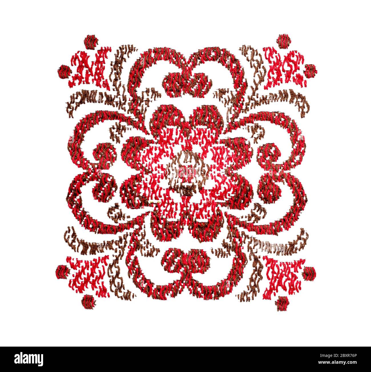 Border design embroidered hi-res stock photography and images - Alamy