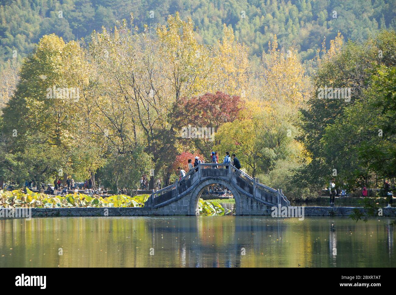 Hongcun Ancient Town in Anhui Province, China. Landscape view of the ...