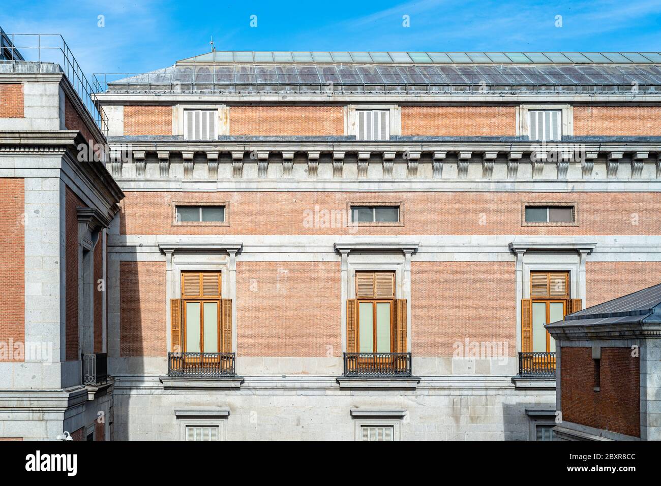 Madrid, Spain - June 7, 2020: Exterior view of Prado Museum Stock Photo ...