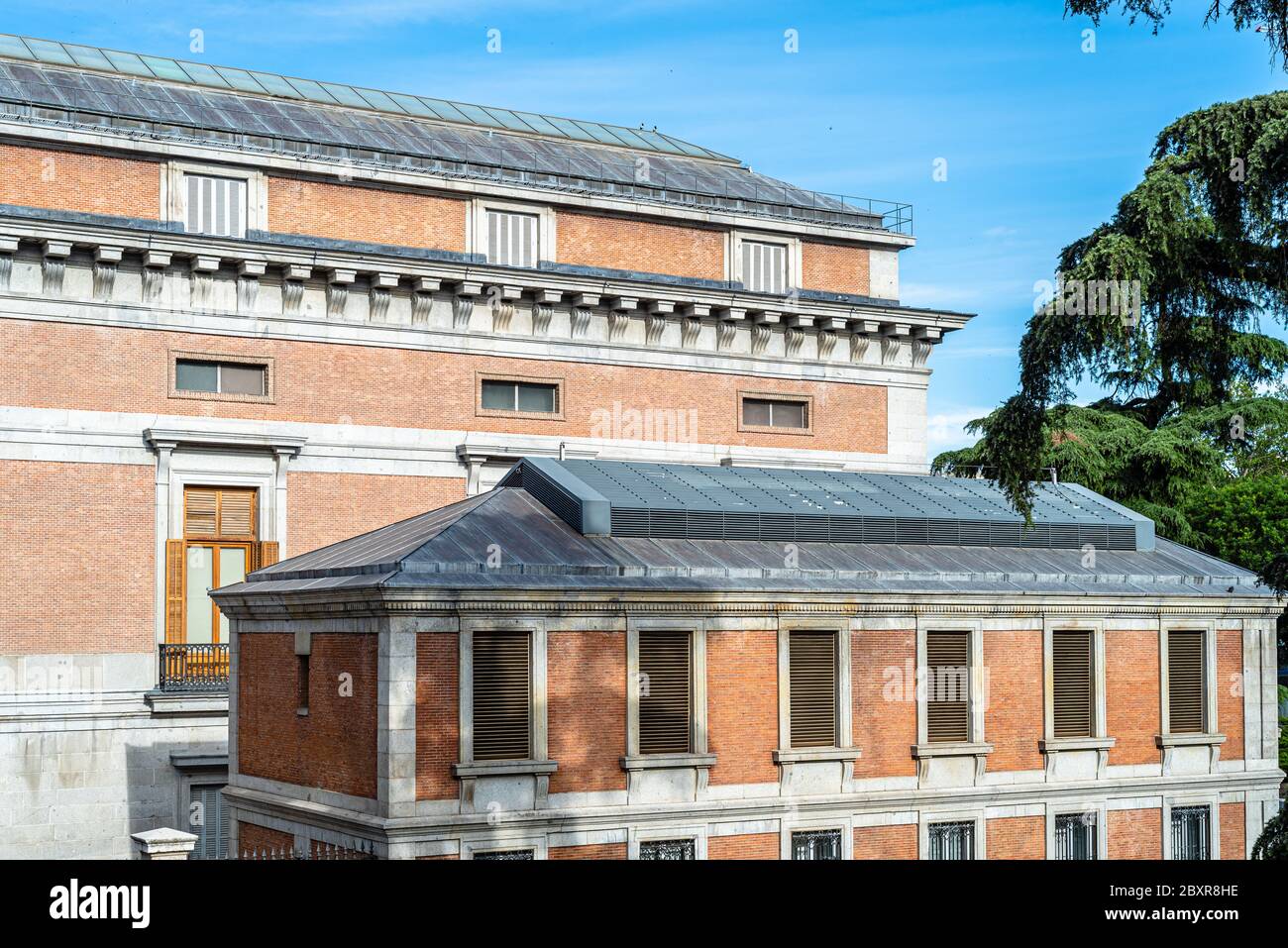 Madrid, Spain - June 7, 2020: Exterior view of Prado Museum Stock Photo ...