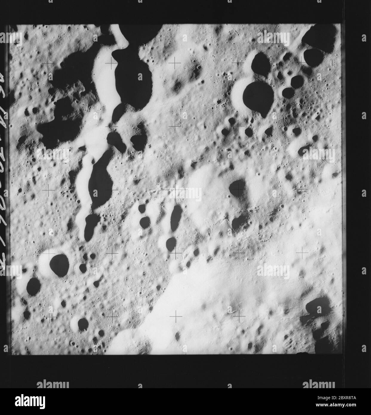 AS14-70-9667 - Apollo 14 - Apollo 14 Mission image - View of the crater ...