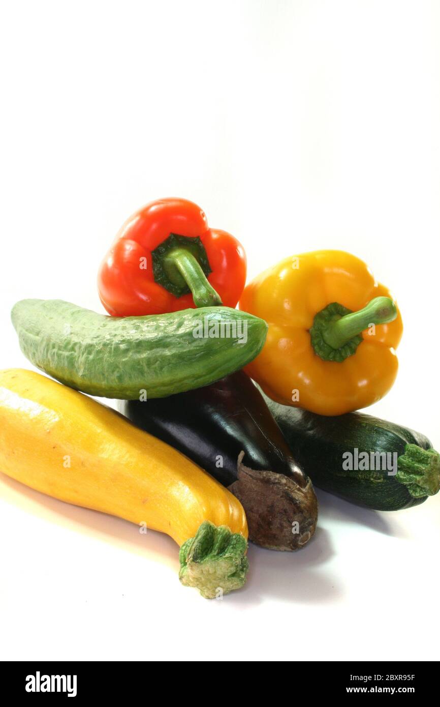 Mediterranean harvest fresh natural Cut Out Stock Images & Pictures - Alamy