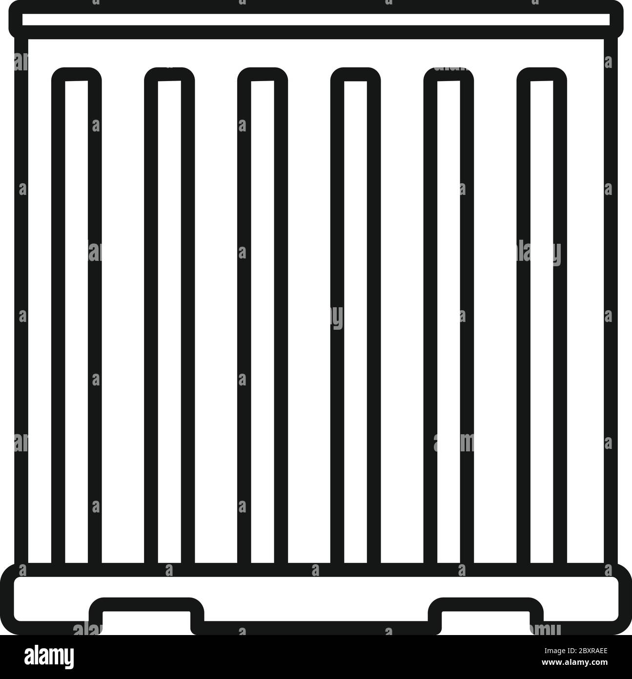 Industrial container door Black and White Stock Photos & Images - Alamy
