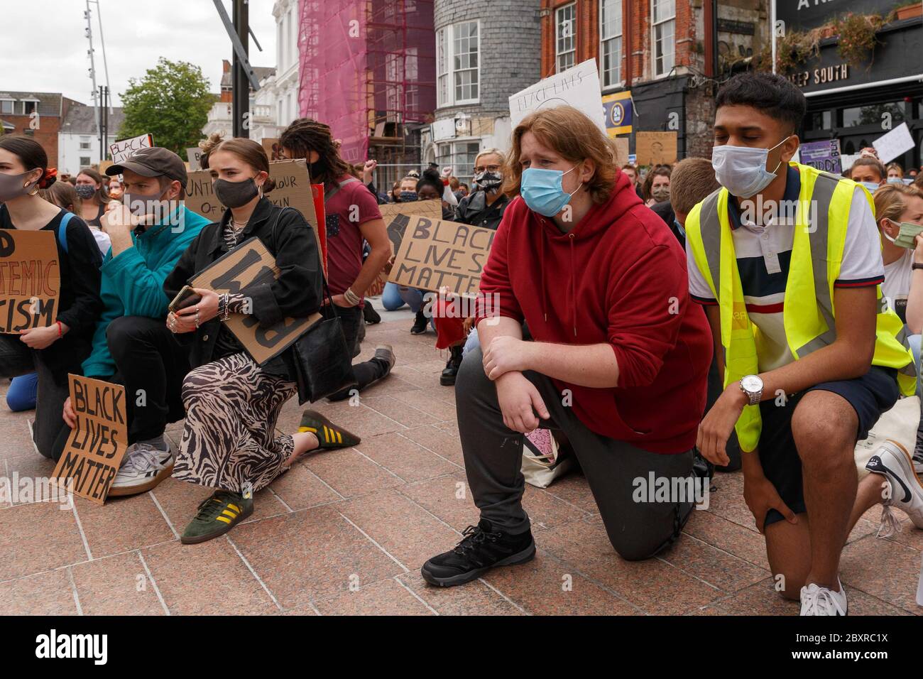 Cork, Ireland. 8th June, 2020. Black Lives Matter Protest, Cork City ...