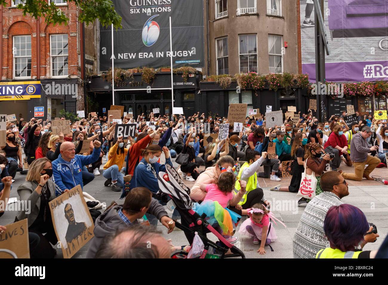 Cork, Ireland. 8th June, 2020. Black Lives Matter Protest, Cork City ...