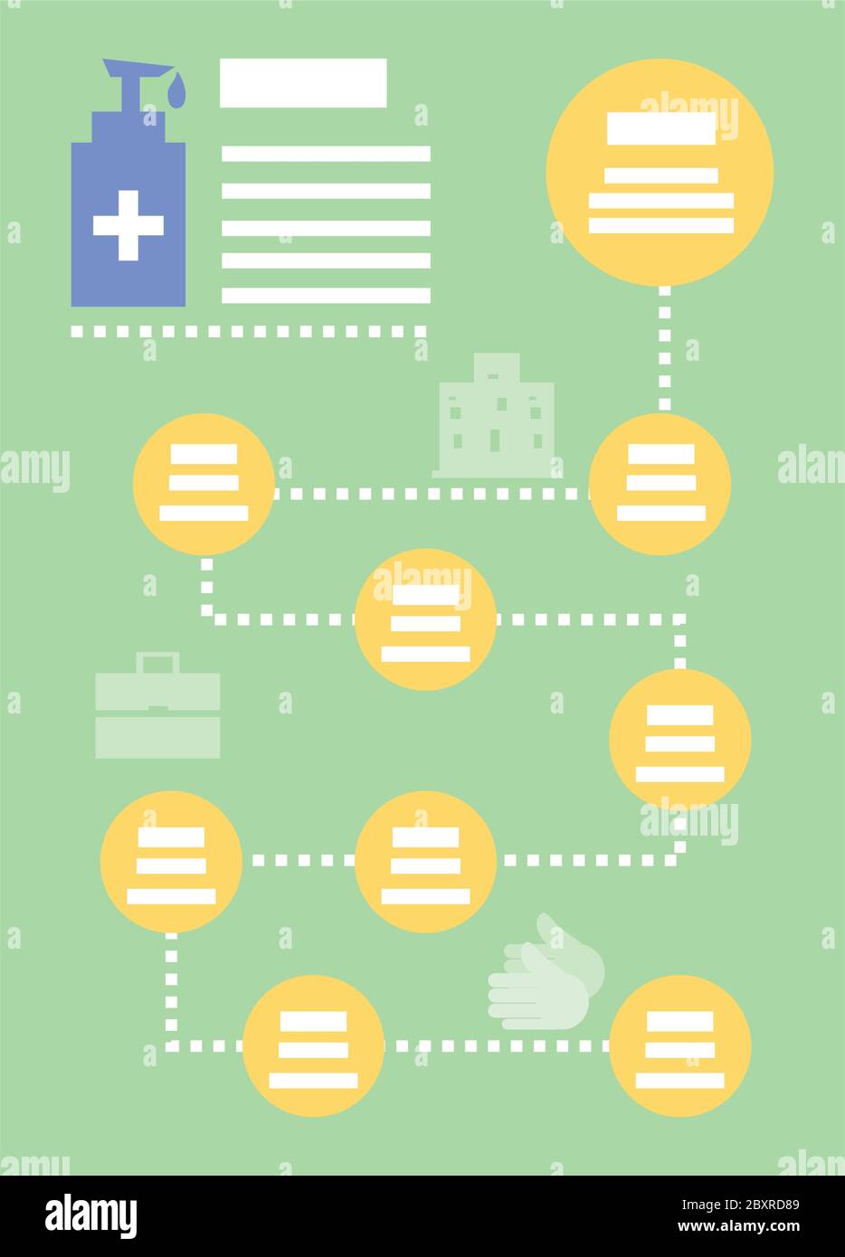 infographic template basic protective measures against the coronavirus ...