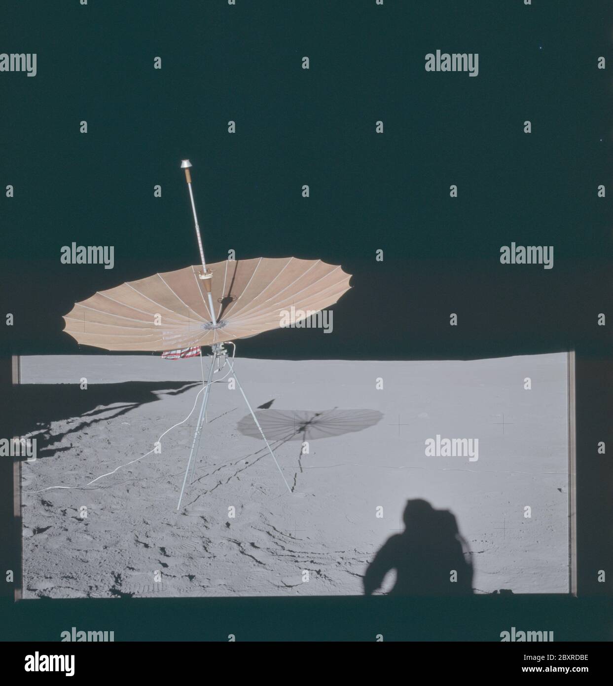 AS14-66-9257 - Apollo 14 - Apollo 14 Mission image - View of the ...
