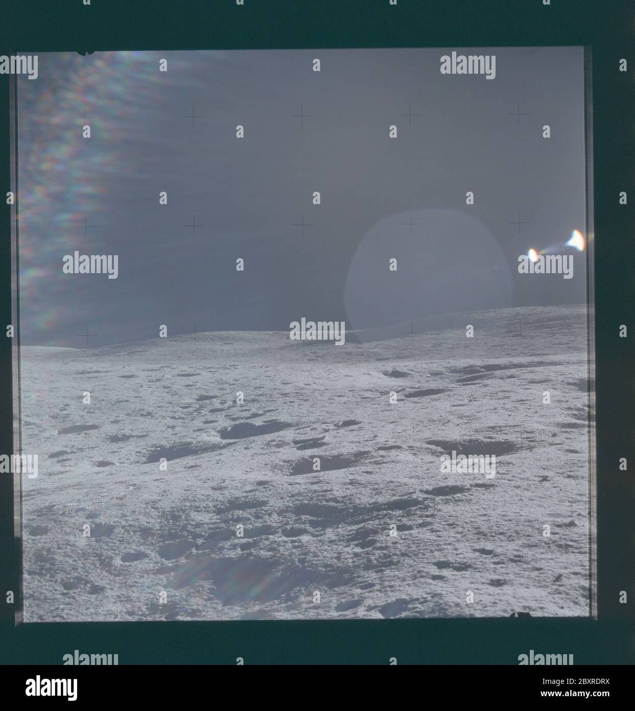 AS14-66-9280 - Apollo 14 - Apollo 14 Mission image - View of the Lunar ...