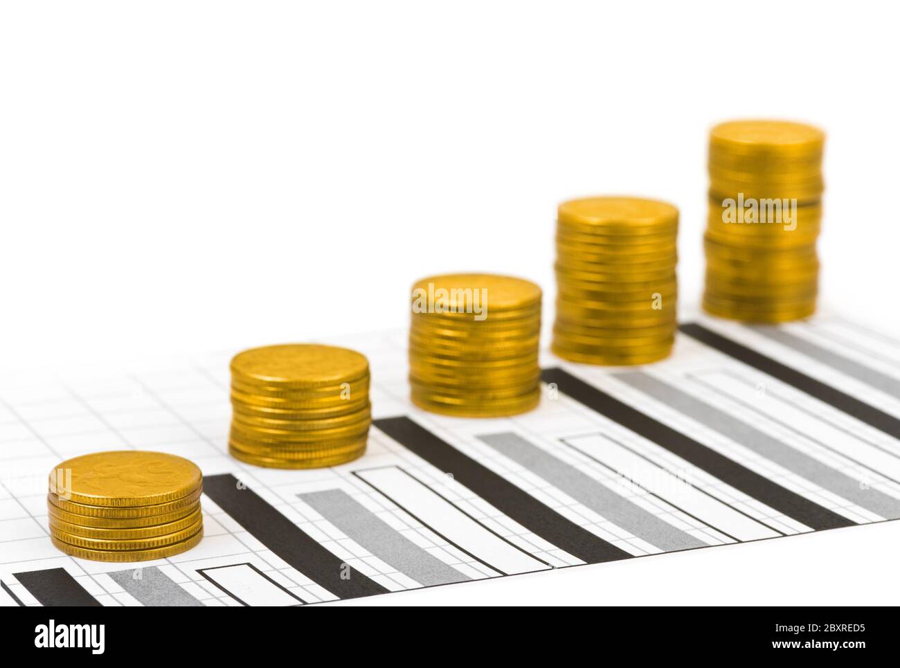 Money and diagram Stock Photo - Alamy