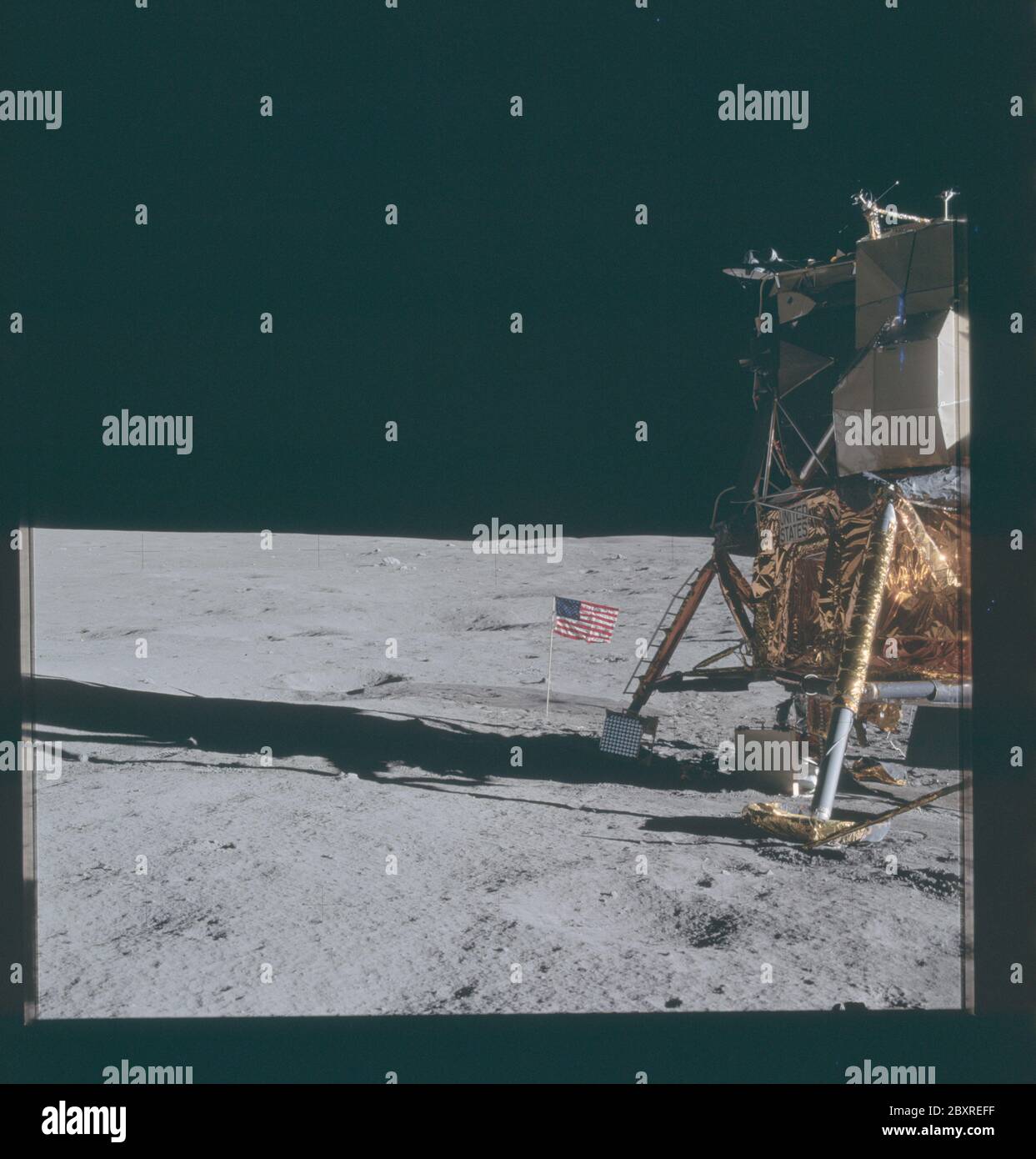 AS14-66-9276 - Apollo 14 - Apollo 14 Mission image - View of the Lunar ...