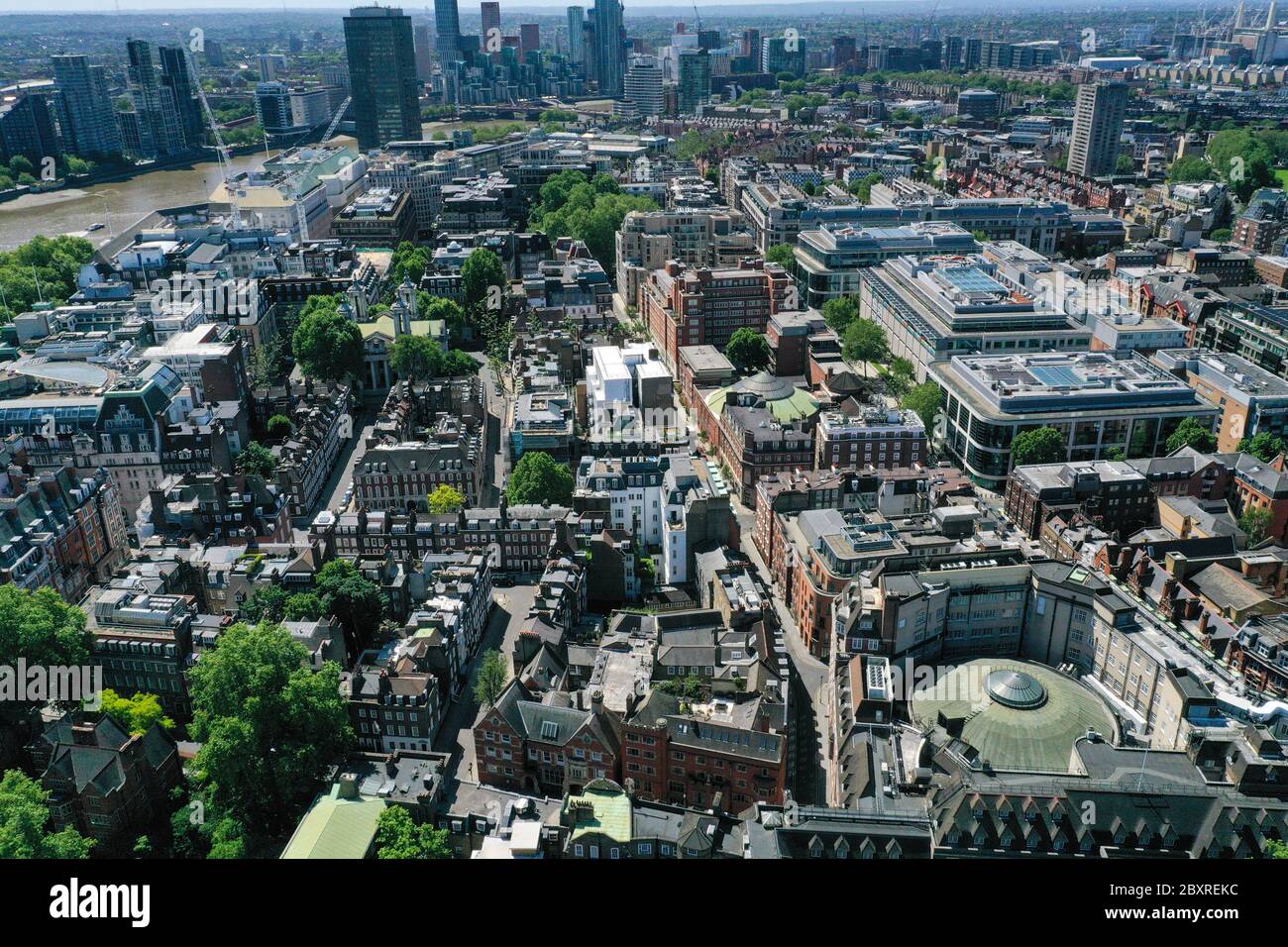 Marsham street london aerial hi-res stock photography and images - Alamy