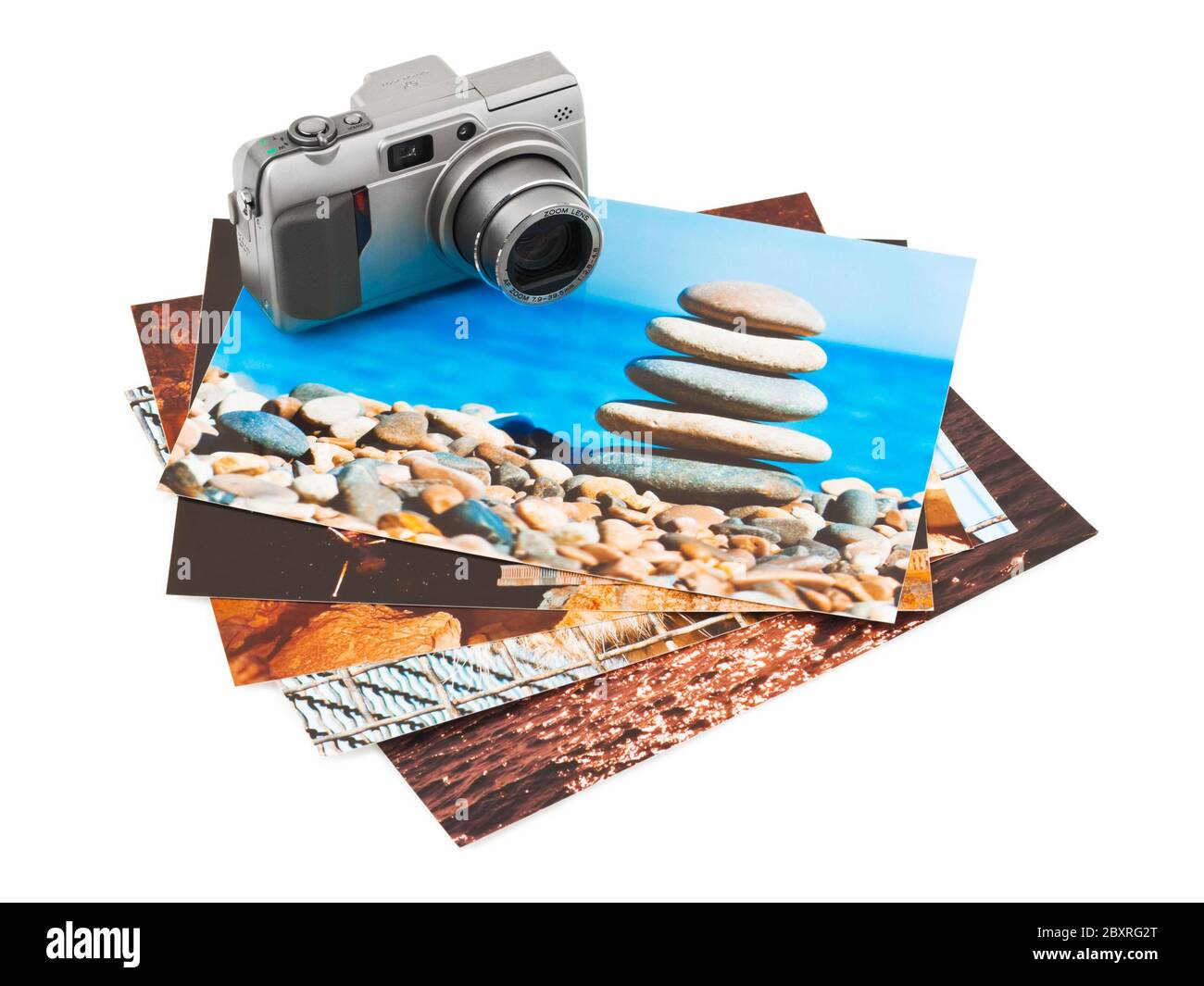 Camera and photo printouts (my photos Stock Photo - Alamy