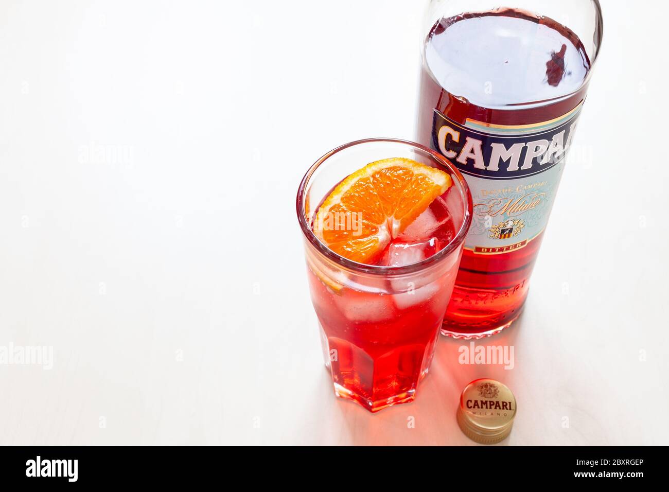 Campari bottle hi-res stock photography and images - Alamy
