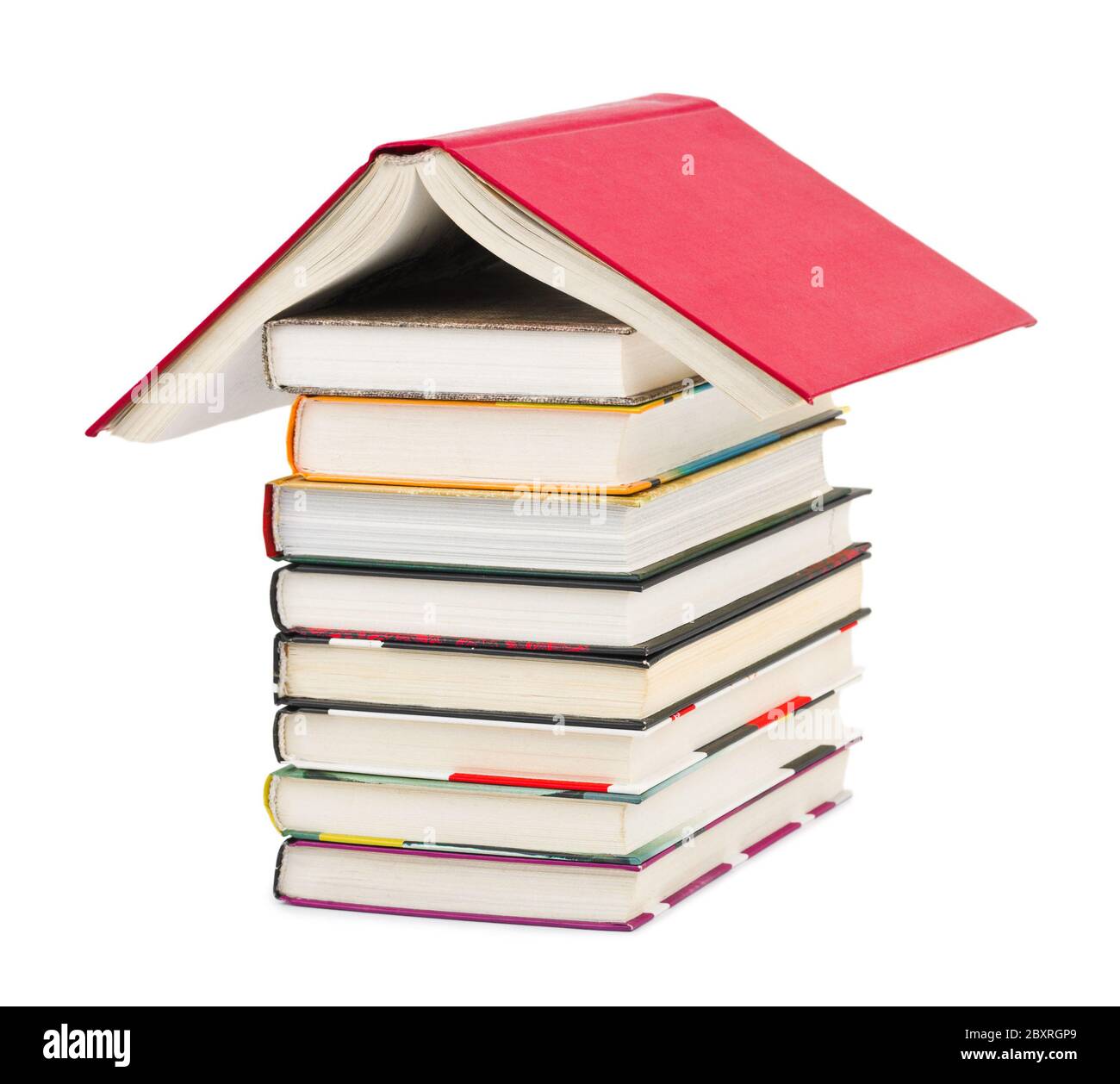 House made of books Stock Photo - Alamy
