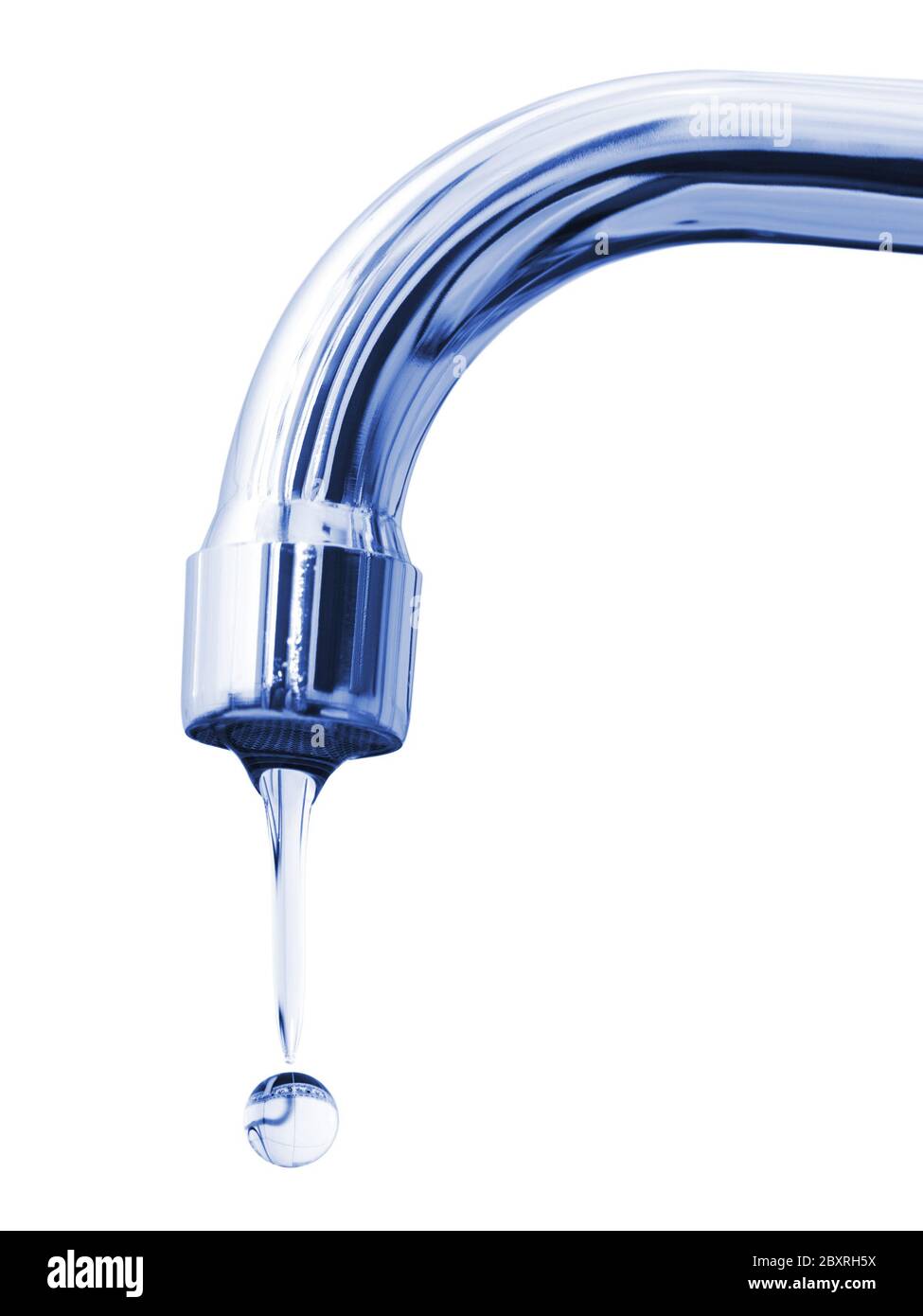 Faucet and water drop Stock Photo - Alamy