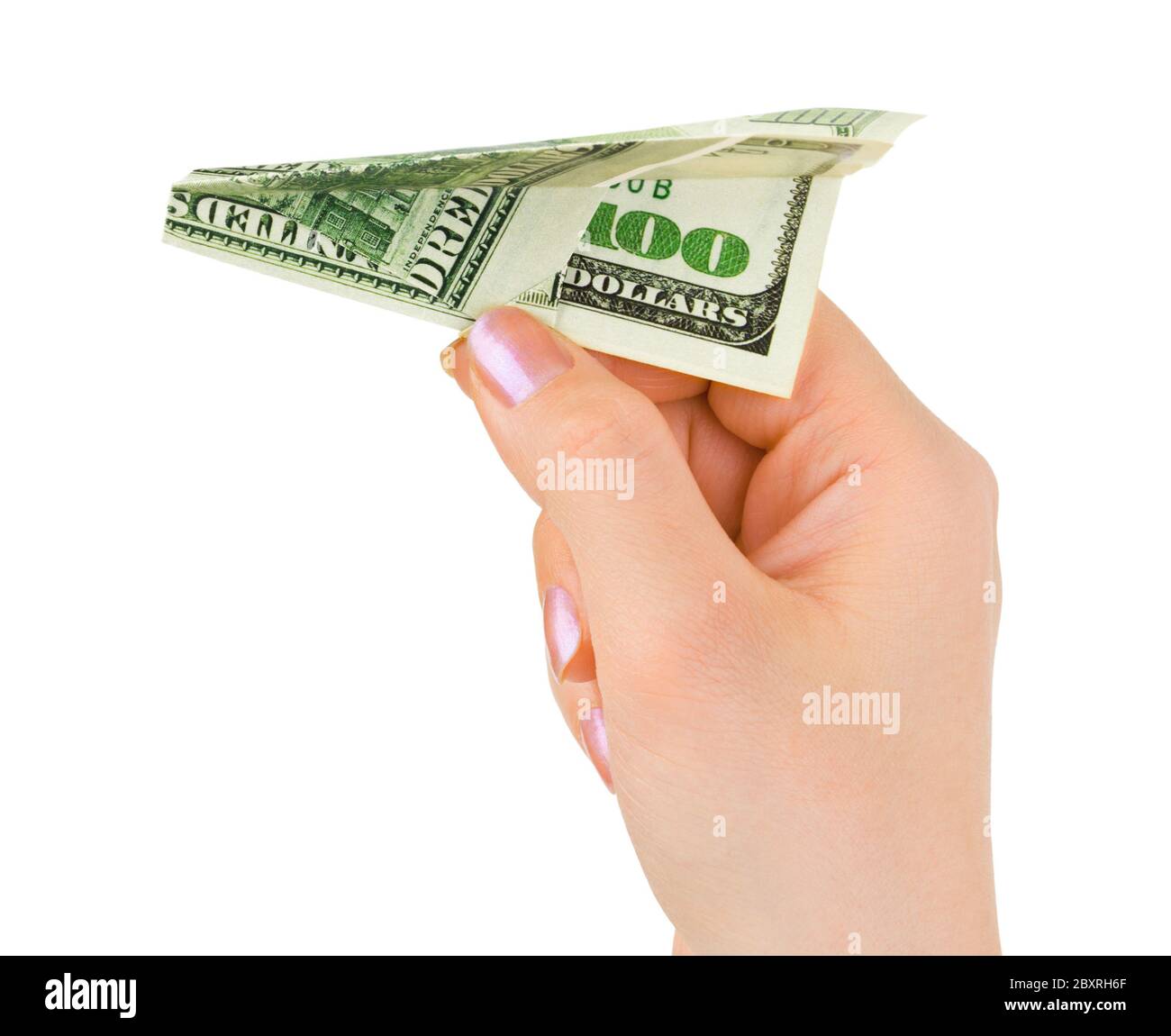 Money flying hand hi-res stock photography and images - Alamy