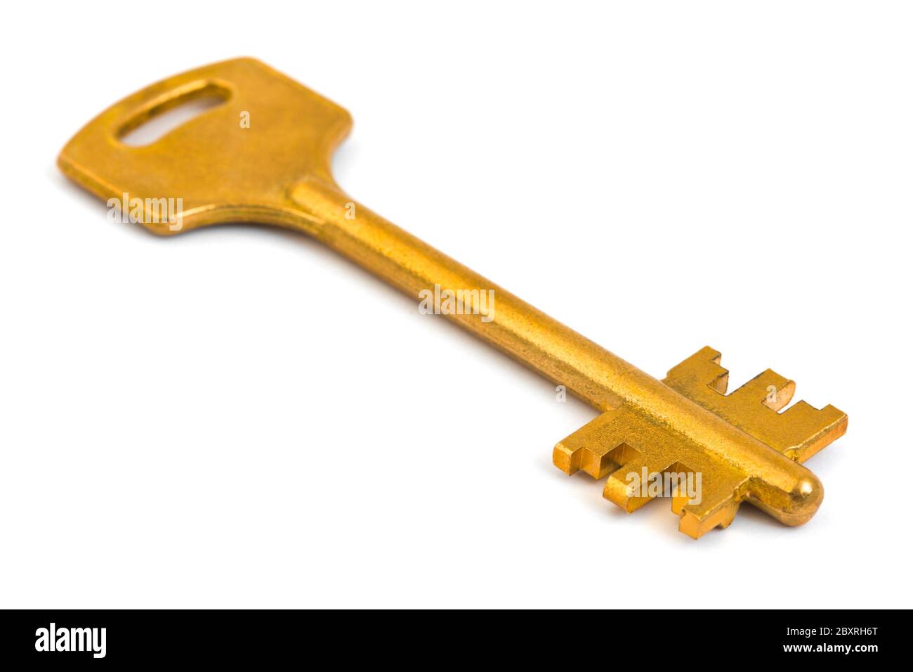 Retro gold key Stock Photo - Alamy