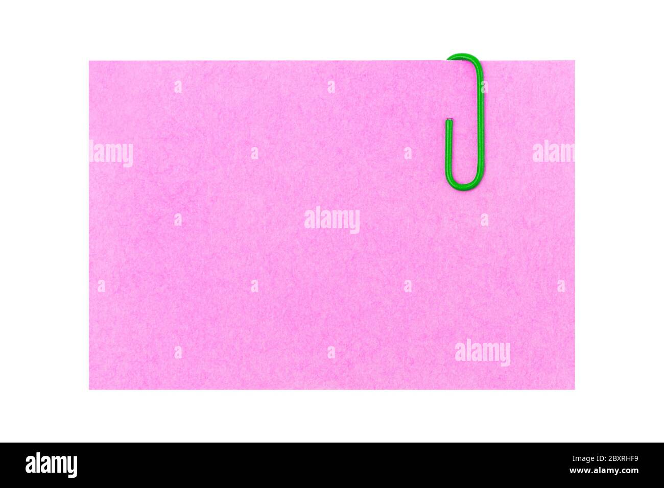 Note paper and clip Stock Photo - Alamy