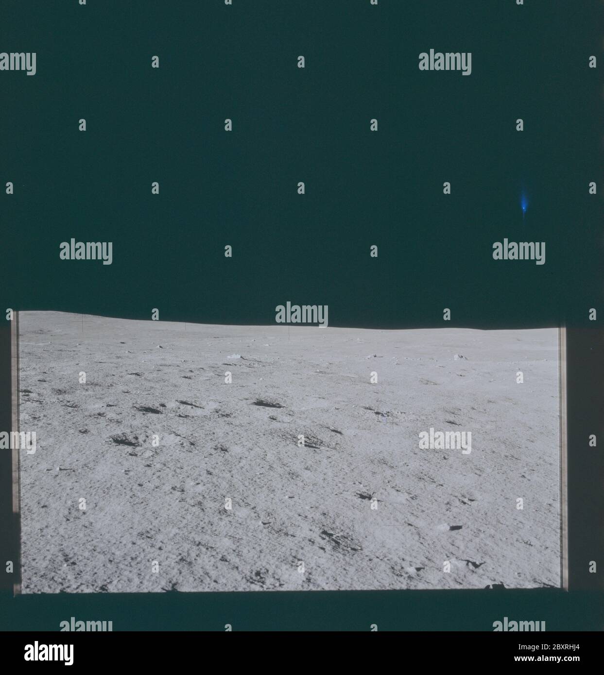 AS14-66-9290 - Apollo 14 - Apollo 14 Mission image - View of the Lunar ...