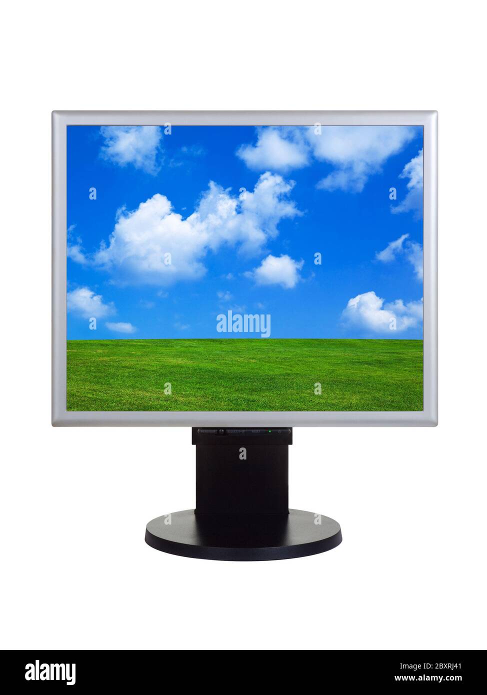 Landscape on computer screen Stock Photo - Alamy
