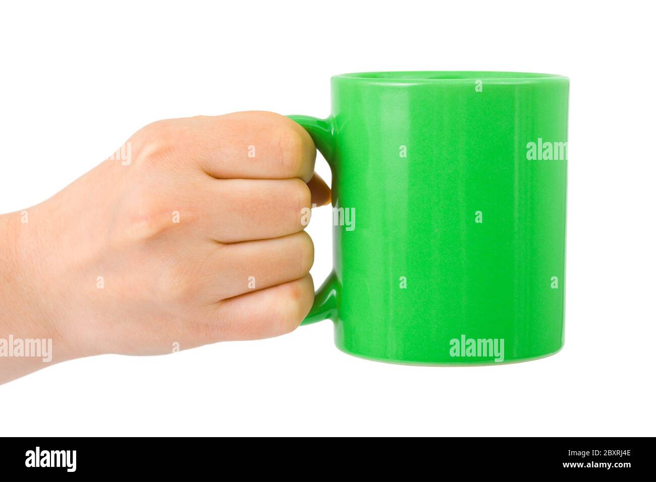 Hand with cup of tea Stock Photo - Alamy
