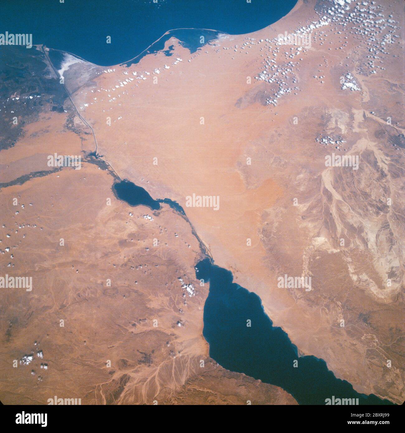 Suez canal egypt aerial hi-res stock photography and images - Alamy