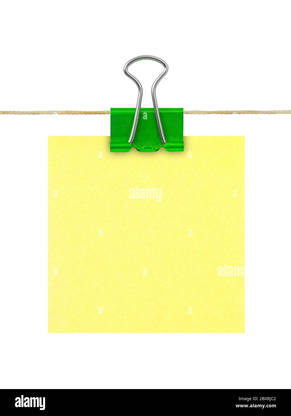 Yellow post-it note paper Stock Photo - Alamy