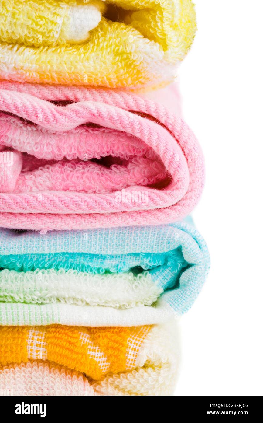 Stack of towels Stock Photo - Alamy