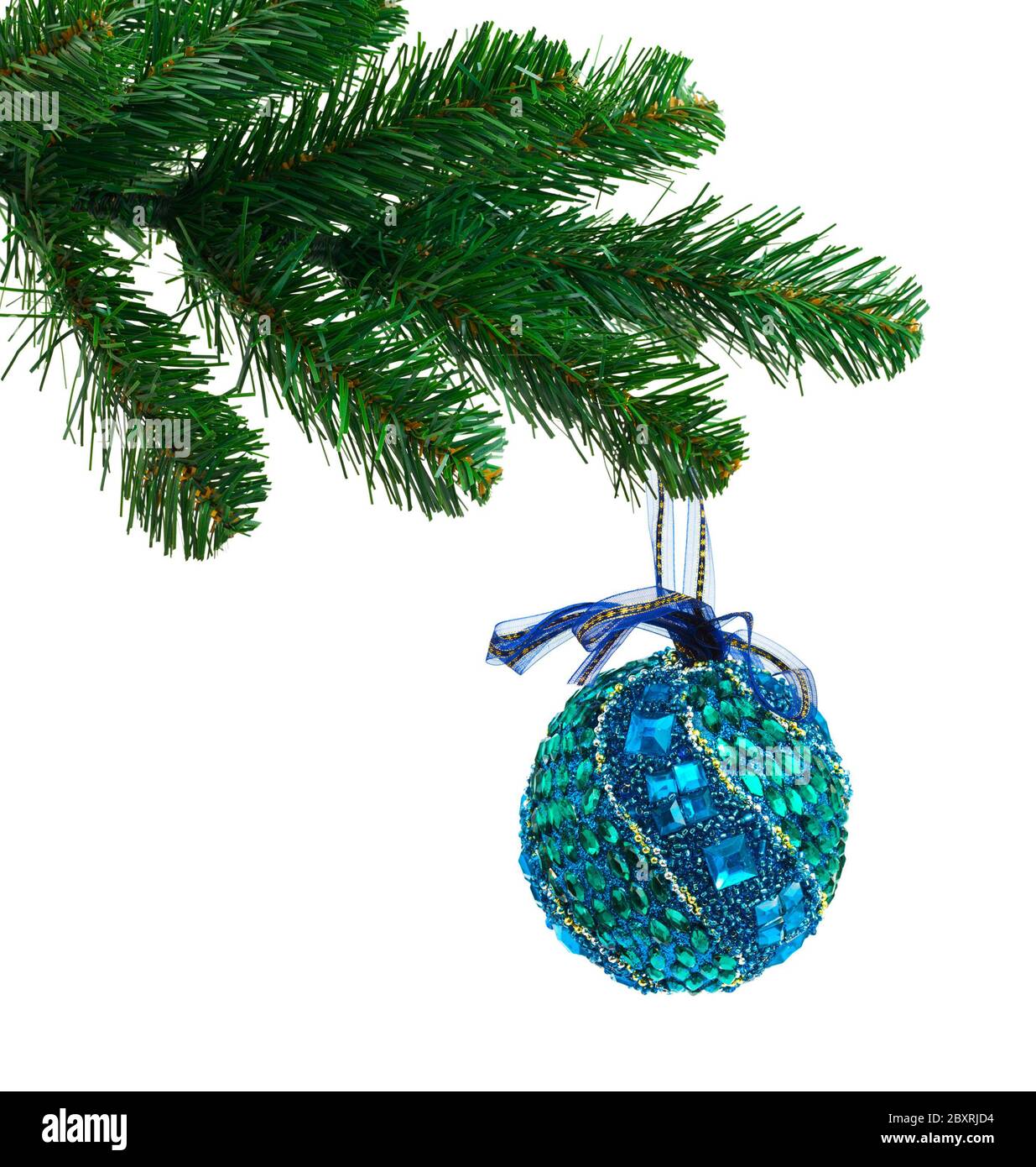 Christmas tree and ball Stock Photo - Alamy