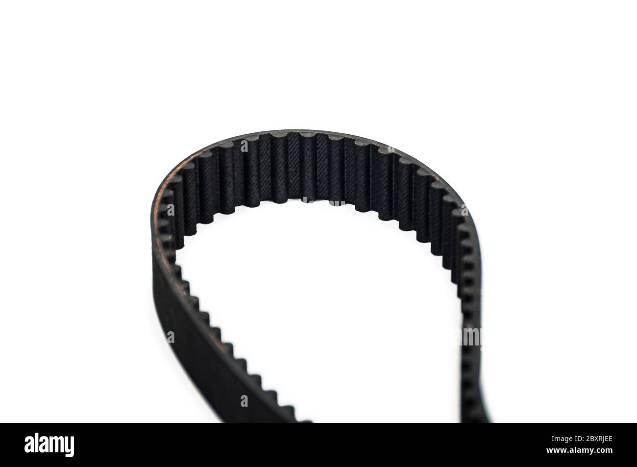 Black Engine Belt for Modern Car isolated on white background ...