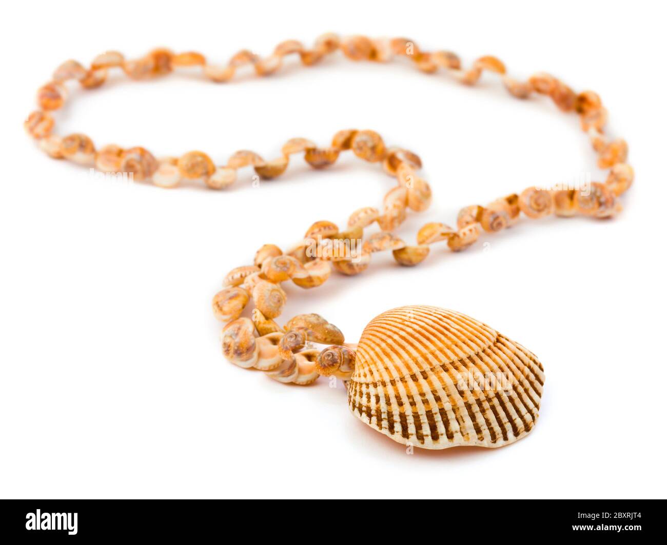 Necklace made of sea shell Stock Photo - Alamy
