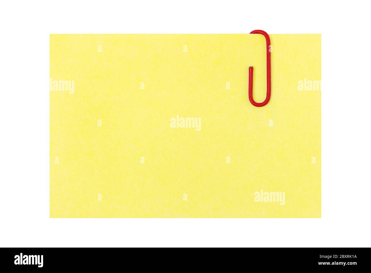 White paper red paperclip attached hi-res stock photography and images ...
