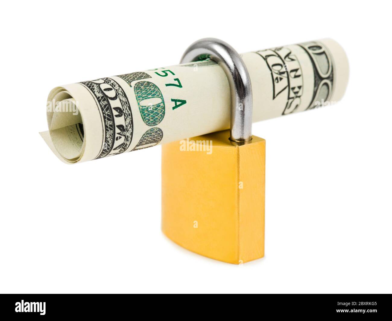 Money and lock Stock Photo - Alamy